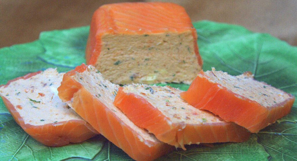 Smoked Salmon Terrine – feeds 8 people as a starter – Chesil Smokery